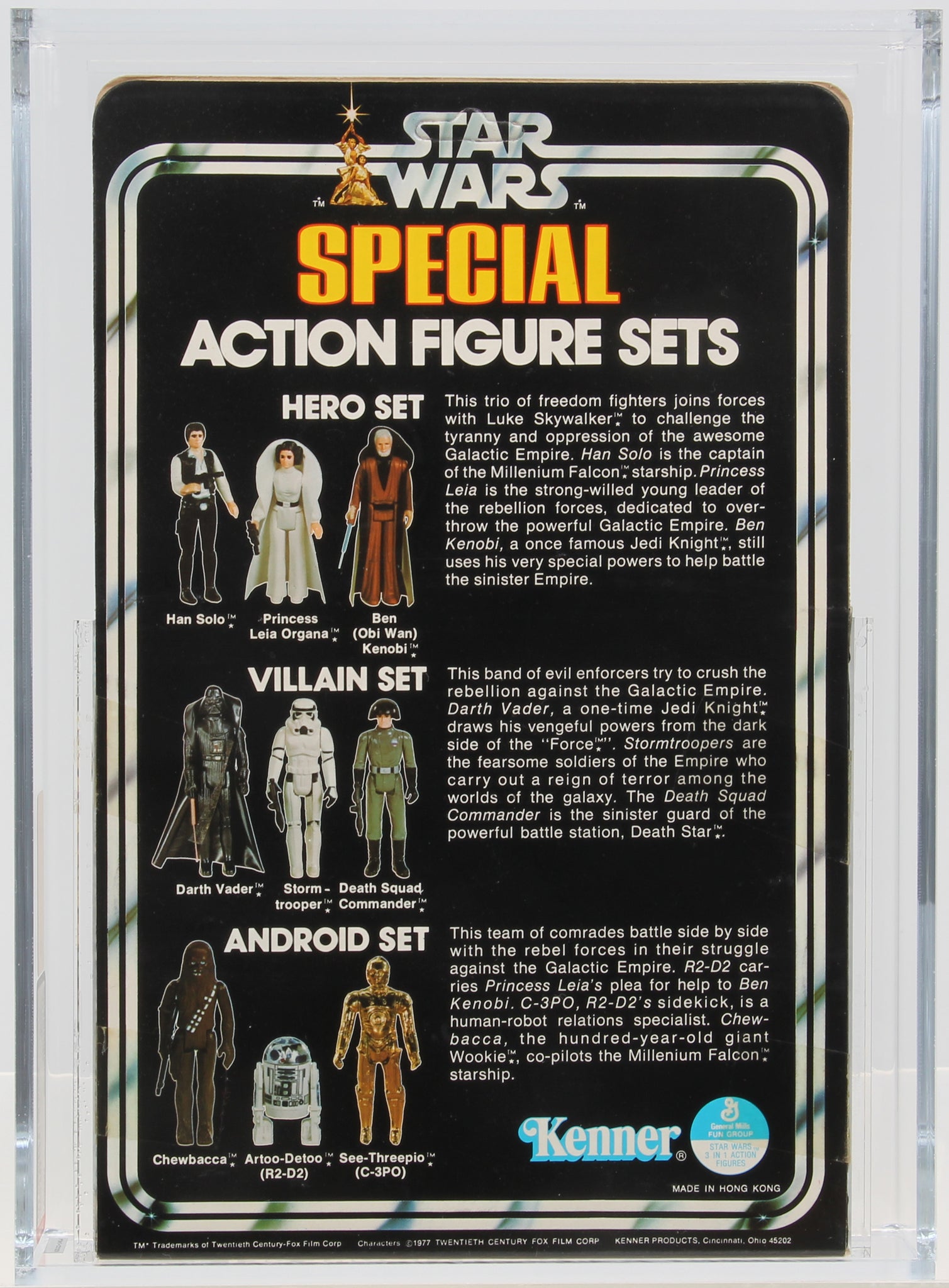 Star Wars 1981 Vintage Kenner ESB 3-Pack Series 2 Bespin Set MISB AFA ...